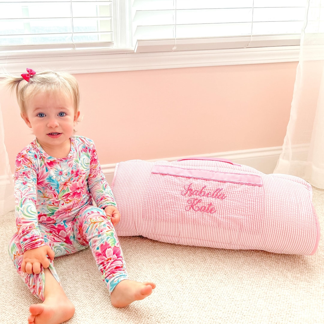 Personalized Nap Mats, Seersucker Nap Mats, Toddler Nap Mat, Preschool ...