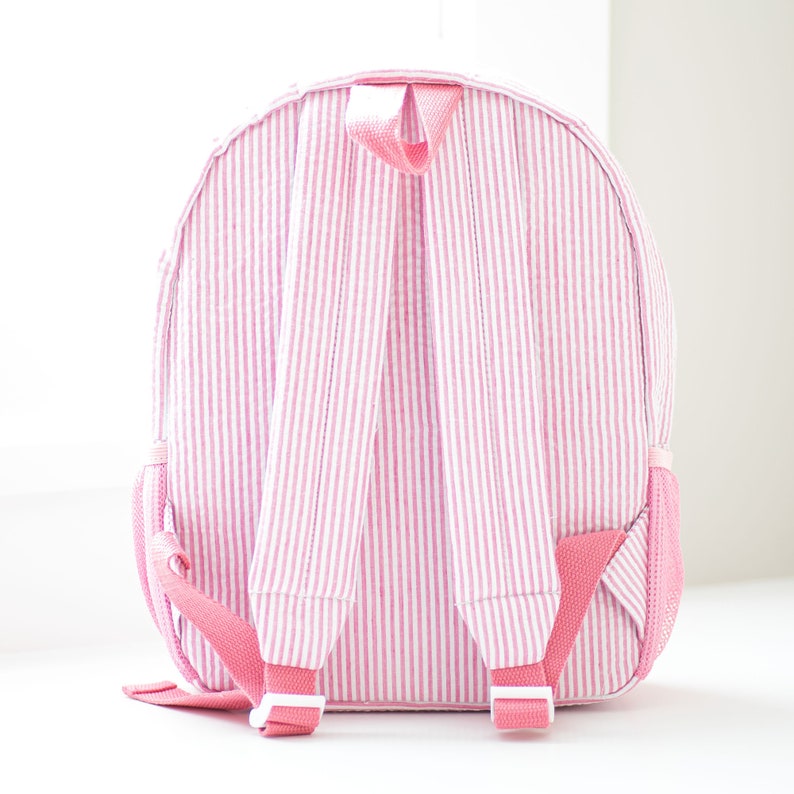 Personalized Baby Backpacks, Monogrammed Toddler Backpacks, Seersucker ...