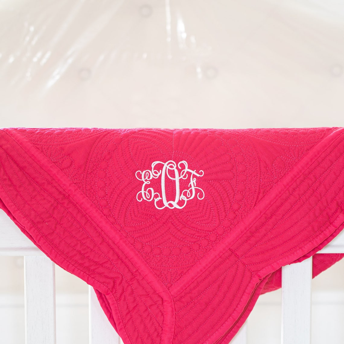 Personalized Baby Quilt Monogram Baby Quilts Baby Girl - Etsy