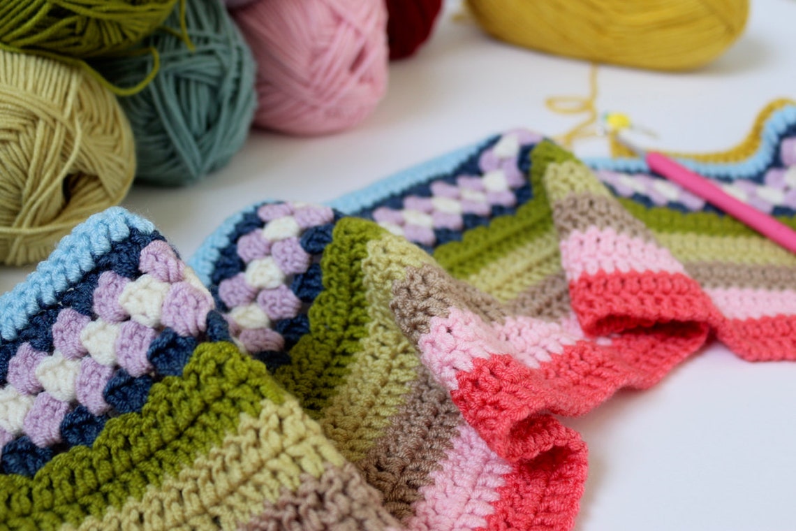 Spice of Life Blanket PDF Crochet Pattern | Etsy