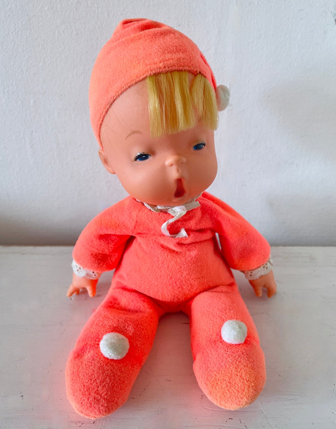 Vintage Mattel Bedsie Baby Beans Doll 1970s - Etsy