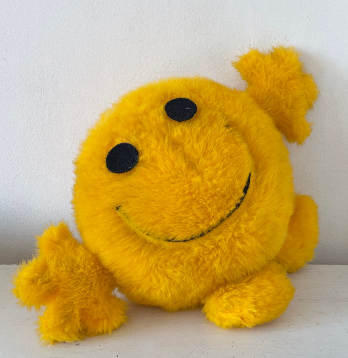Vintage Chad Valley Roger Hargreaves Mr Happy Mr Men Plush Toy 1970s - Etsy