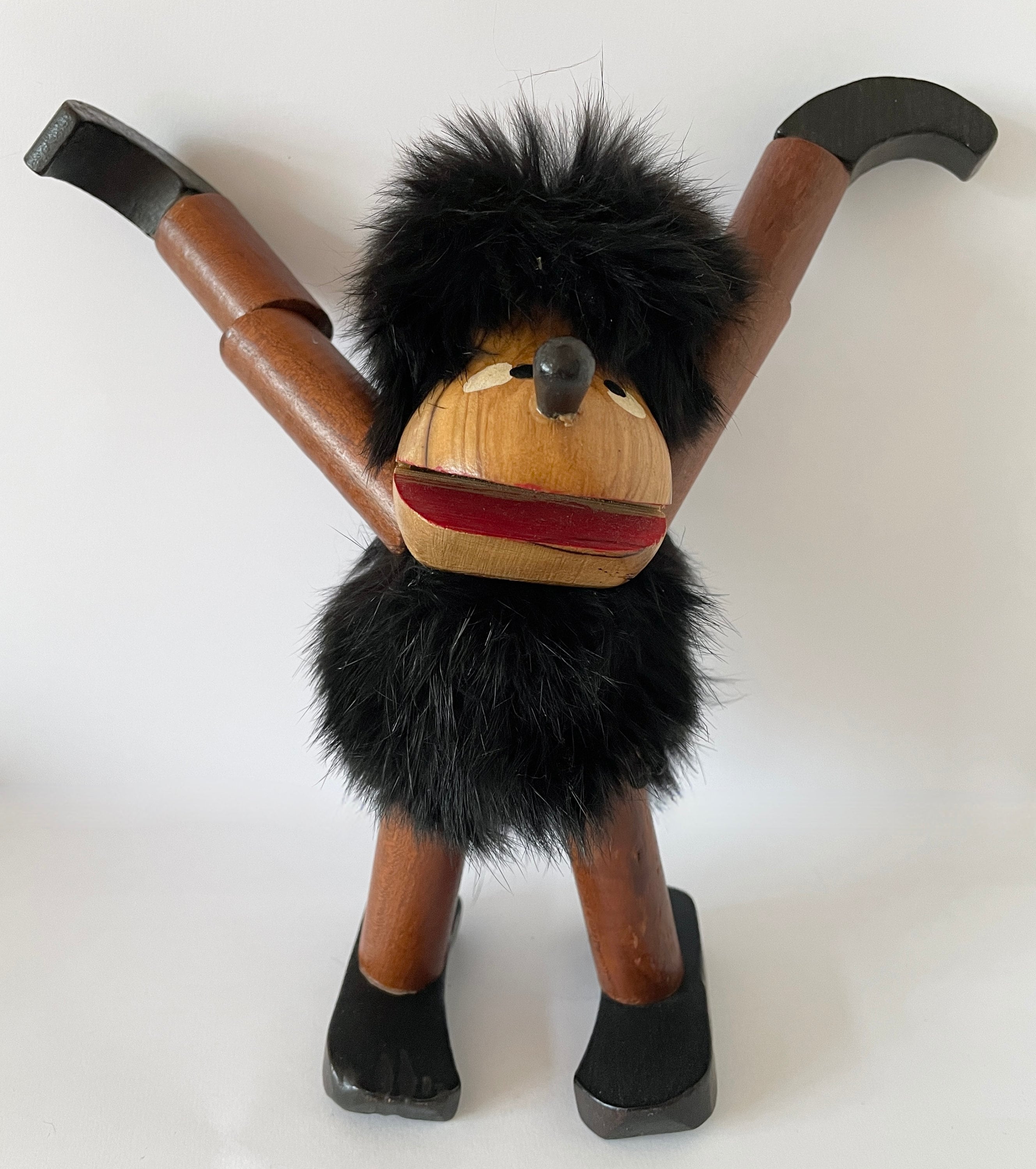 Vintage Hanging Teak Monkey, Gorilla, Ape, Gonk, Troll 1960s - Etsy