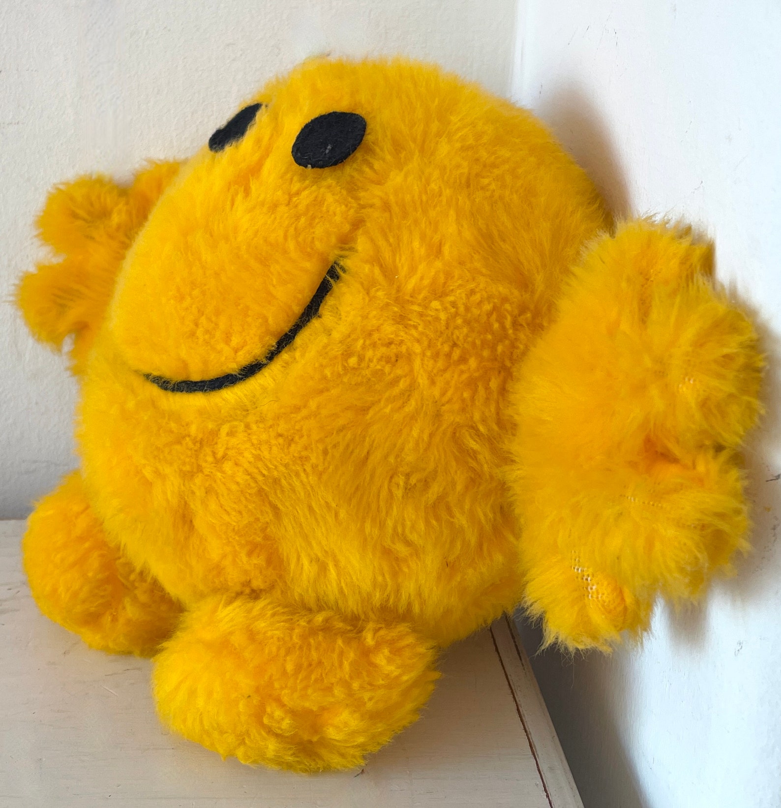 Vintage Chad Valley Roger Hargreaves Mr Happy Mr Men Plush Toy 1970s - Etsy