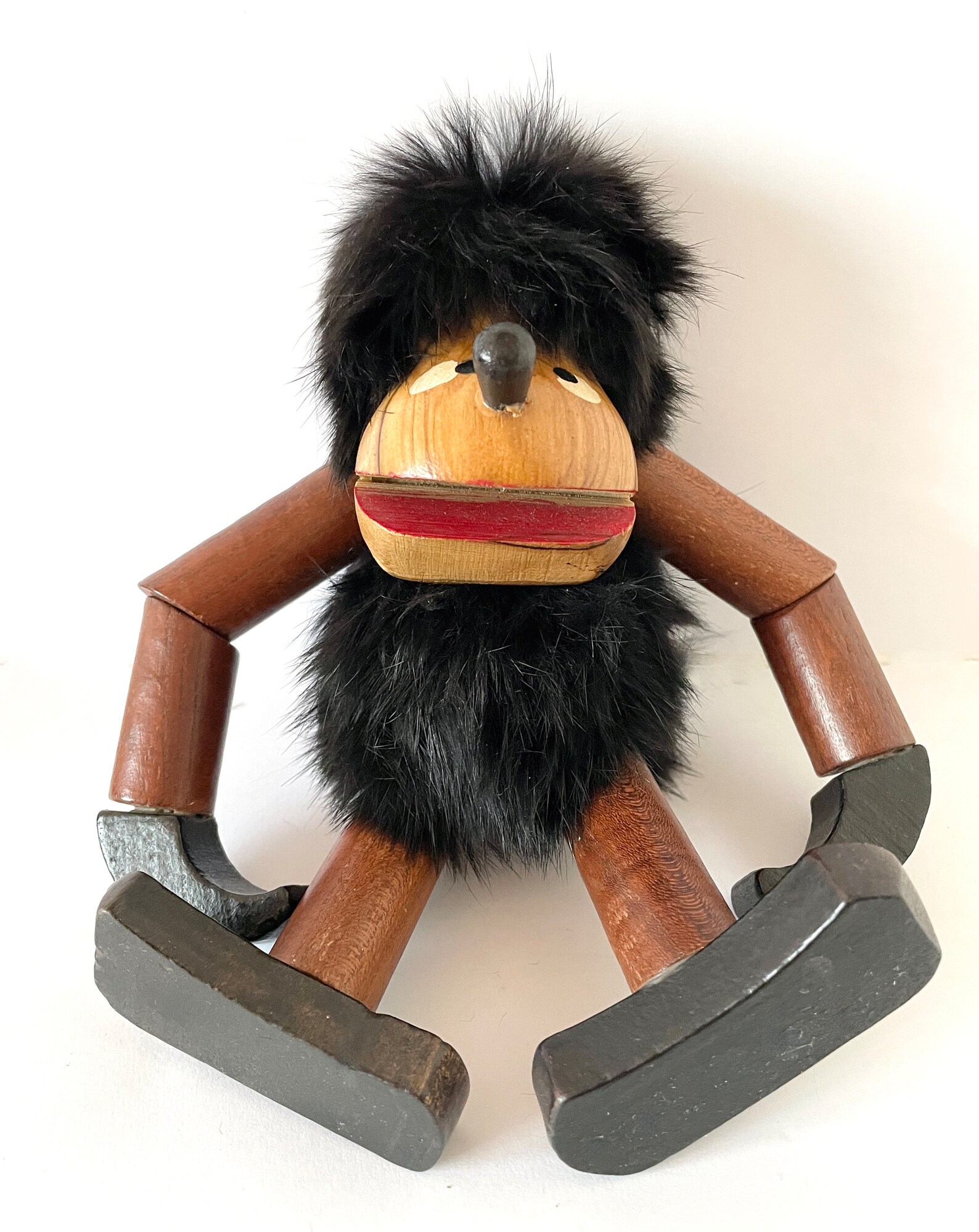 Vintage Hanging Teak Monkey, Gorilla, Ape, Gonk, Troll 1960s - Etsy