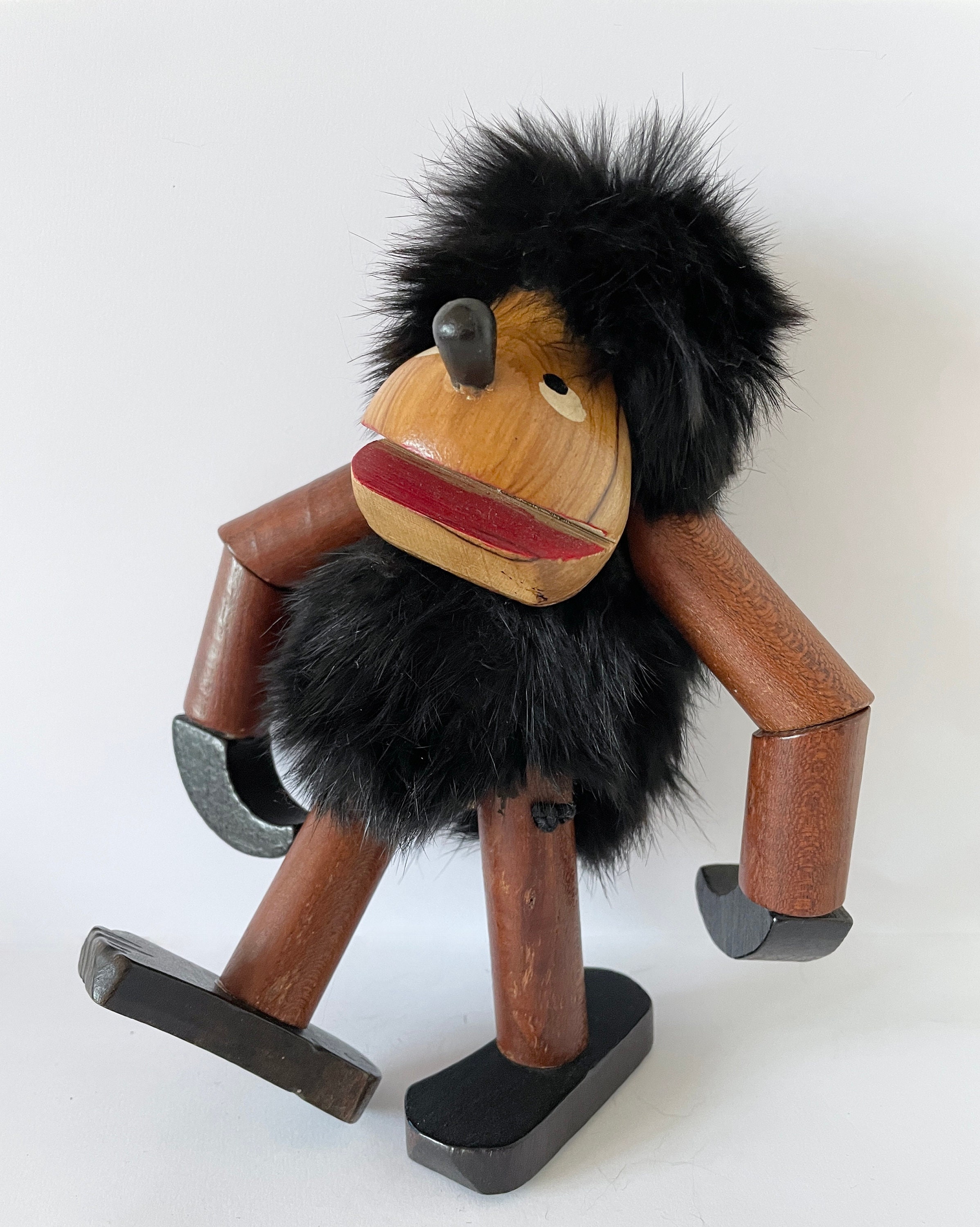 Vintage Hanging Teak Monkey, Gorilla, Ape, Gonk, Troll 1960s - Etsy