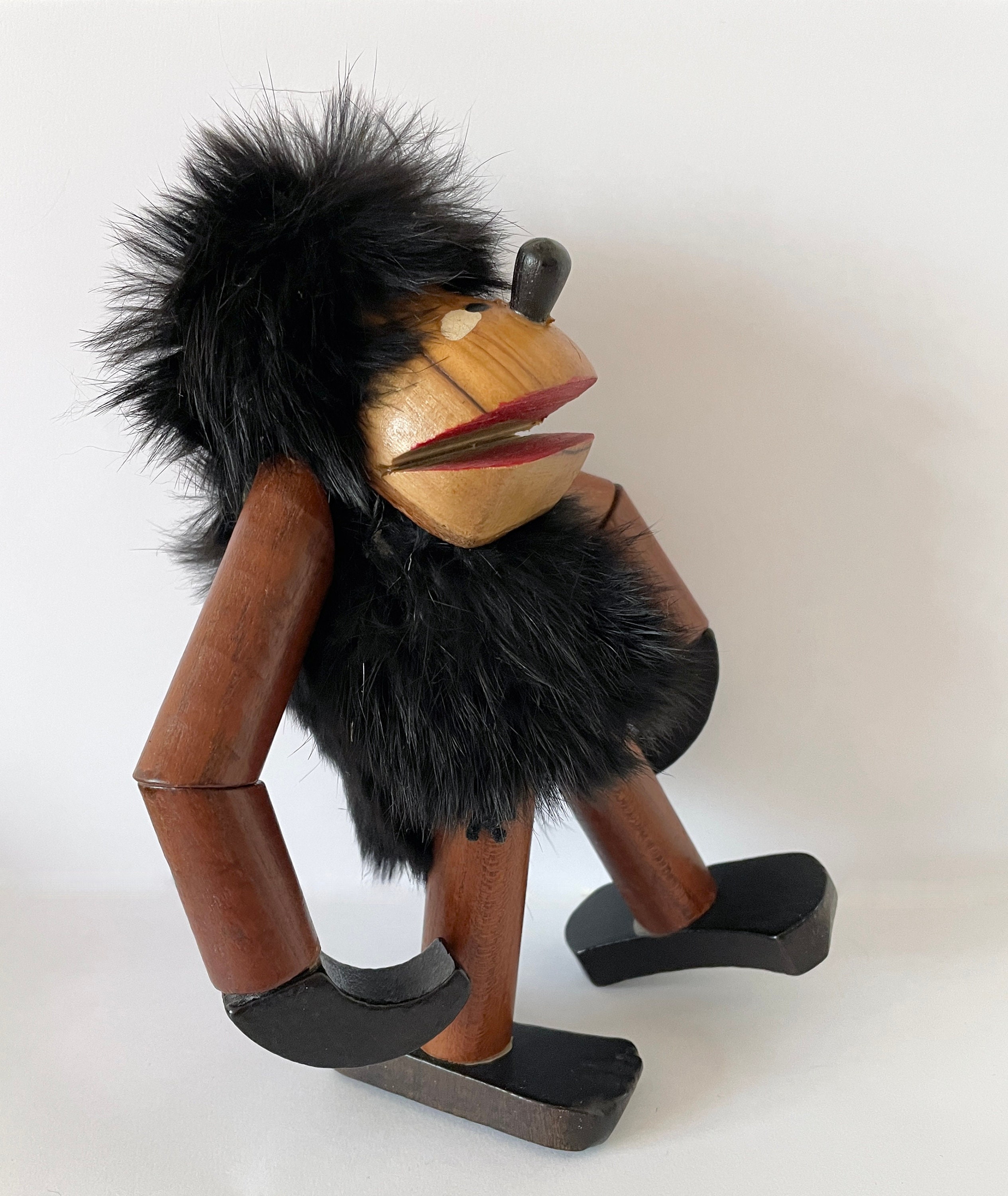 Vintage Hanging Teak Monkey, Gorilla, Ape, Gonk, Troll 1960s - Etsy