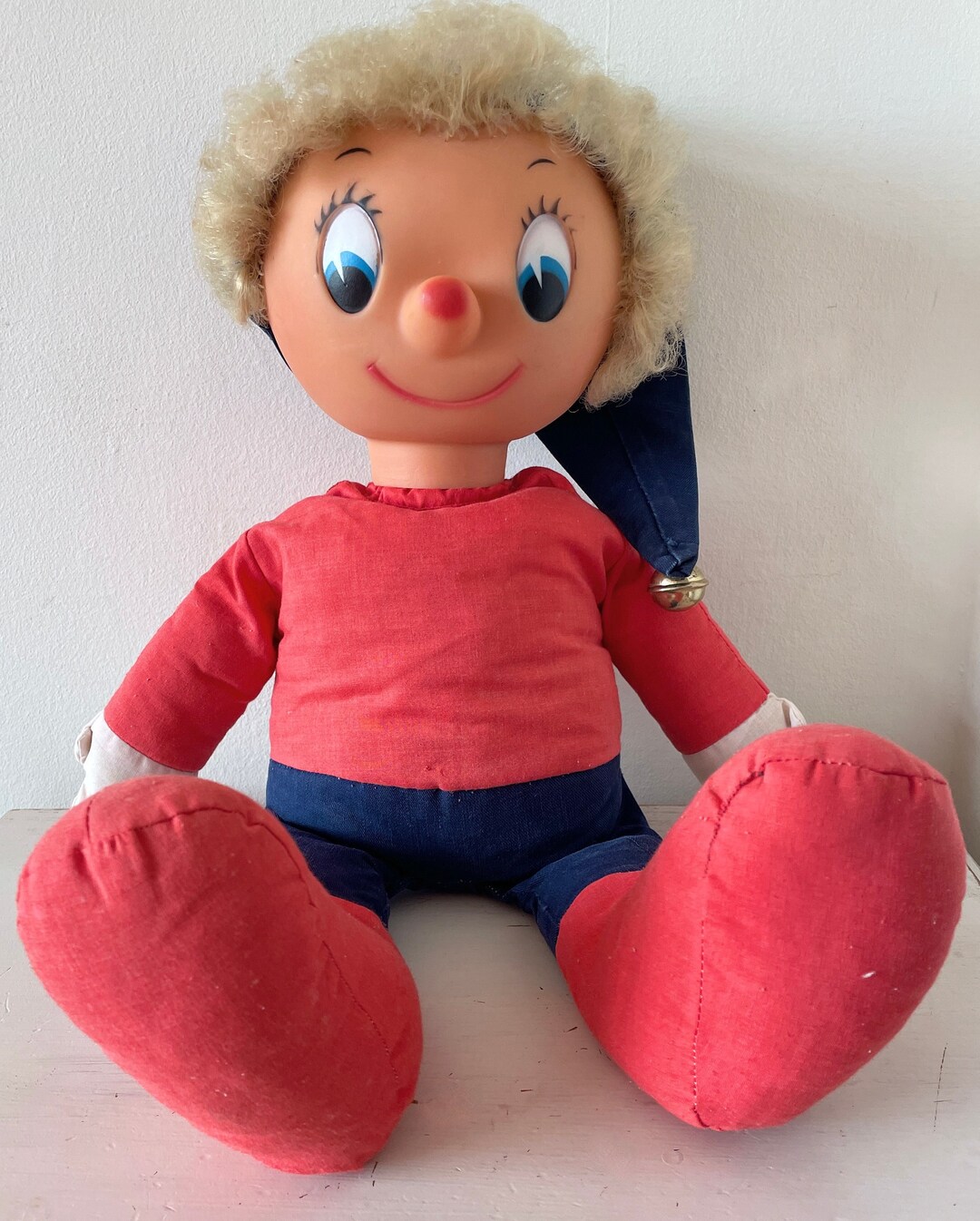 Large Vintage Rare Enid Blyton Noddy Doll 1960s - Etsy