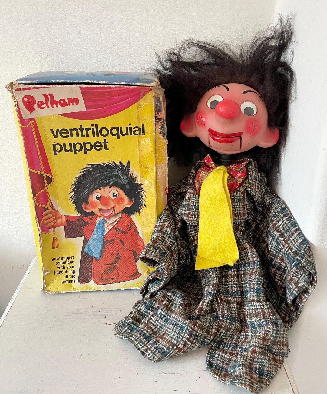 Vintage Pelham Ventriloquist Vent Boy Puppet Handmade in England 1960s ...