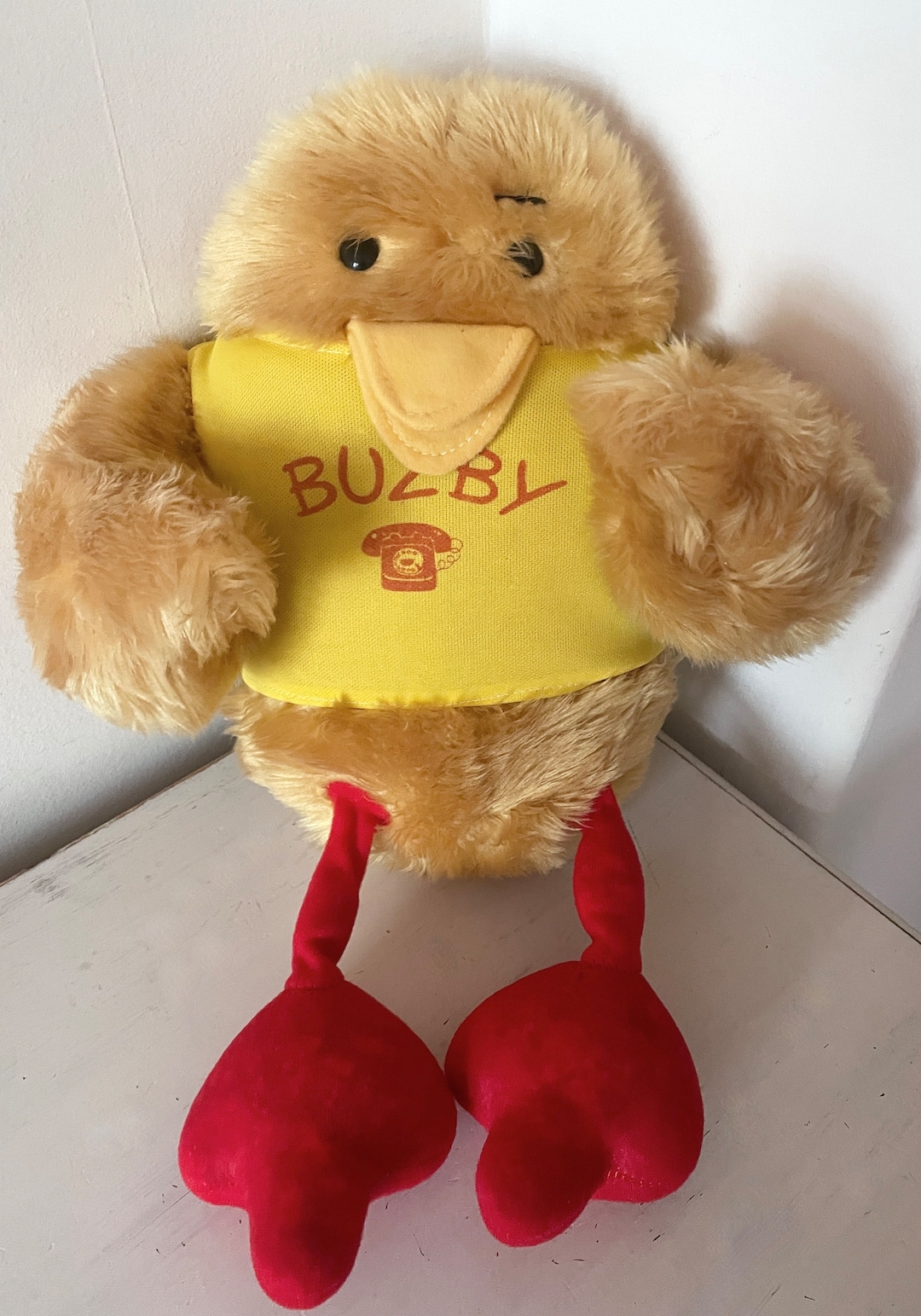 Large 48cm Vintage BT Buzby Bird by Burbank Toys Made in England 1970 ...