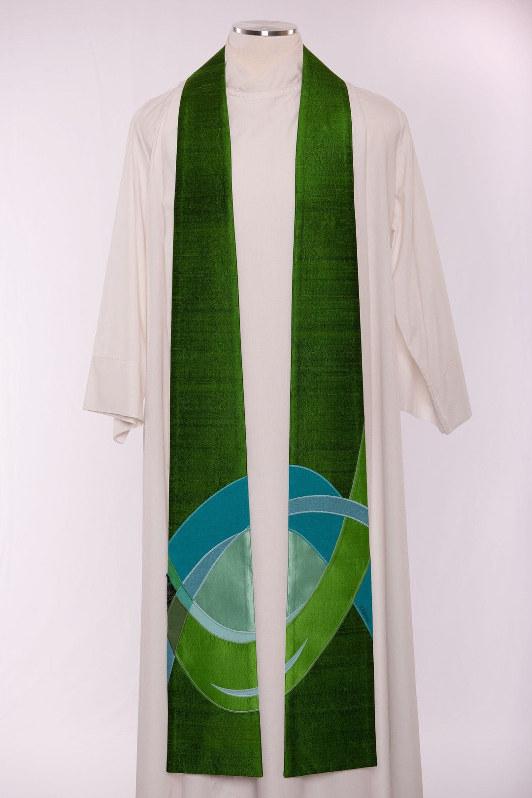 Clergy Stole for Ordinary Time - "en Christo" - Etsy