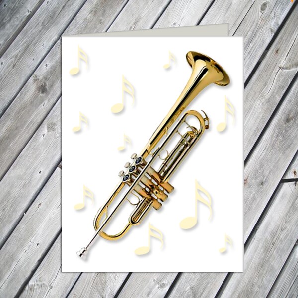 Trumpet Birthday Cards - Etsy