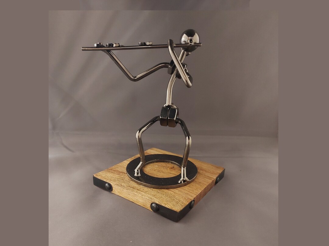 Flute Player Figurine - Statue - Etsy