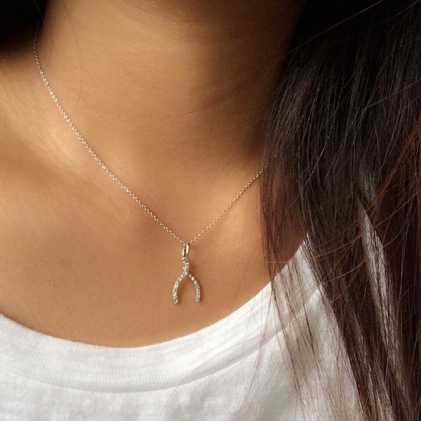 Wishbone Necklace - Etsy