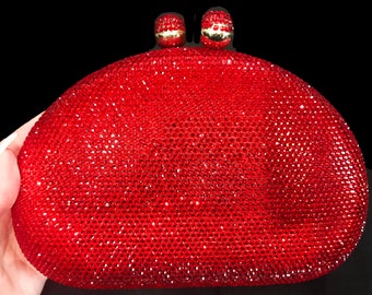 Ruby Red Clutch | Etsy