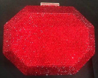 Ruby Red Clutch | Etsy