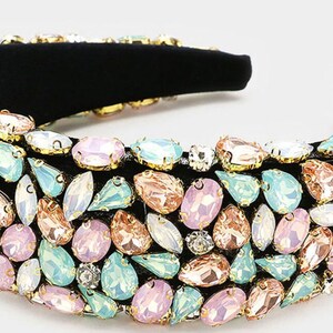 New Stunning Colorful Multi Color Crystal Embellished Headband - Etsy