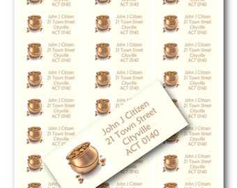 Irish Return Address Labels - Etsy