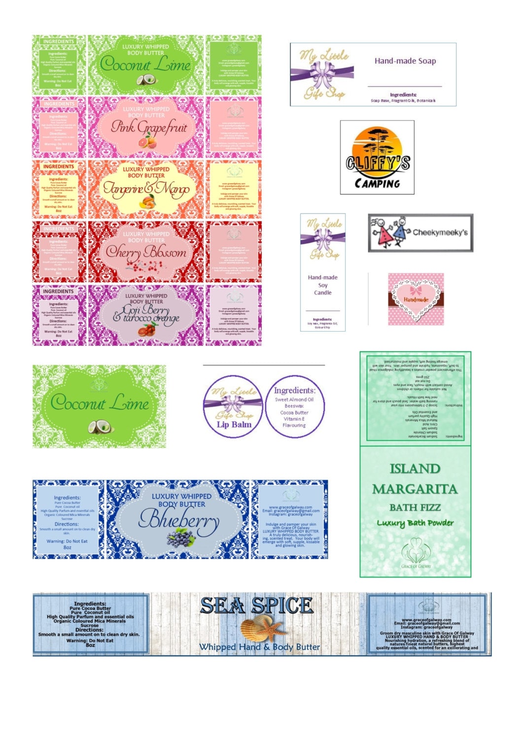 Custom Product Label OOAK Labels Branding Solutions Shaped - Etsy