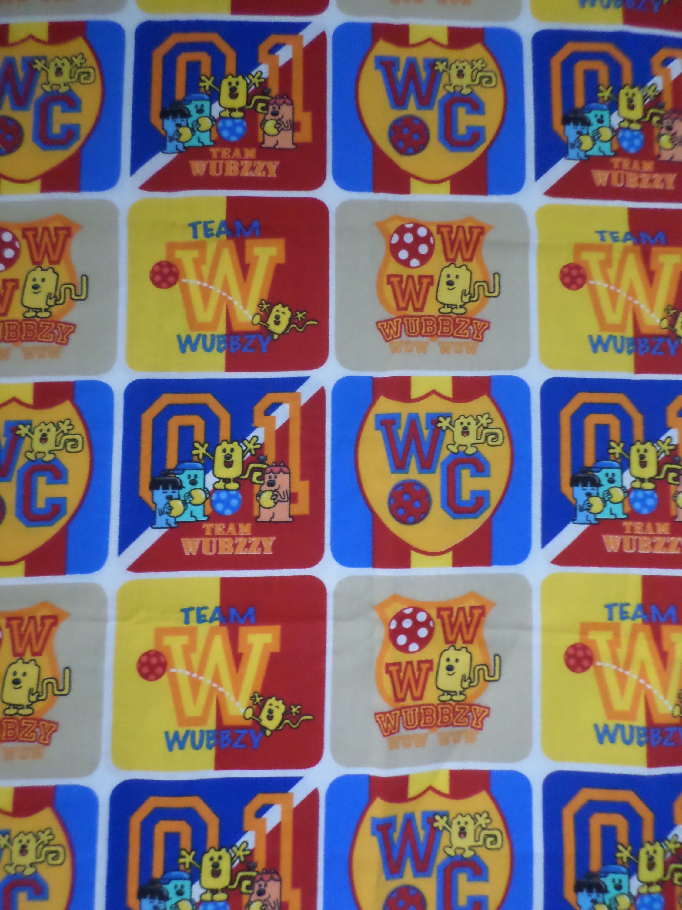 Wubbzy Team Cartoon Block Multicolor 35 Inches by 40 Inches Wide That ...