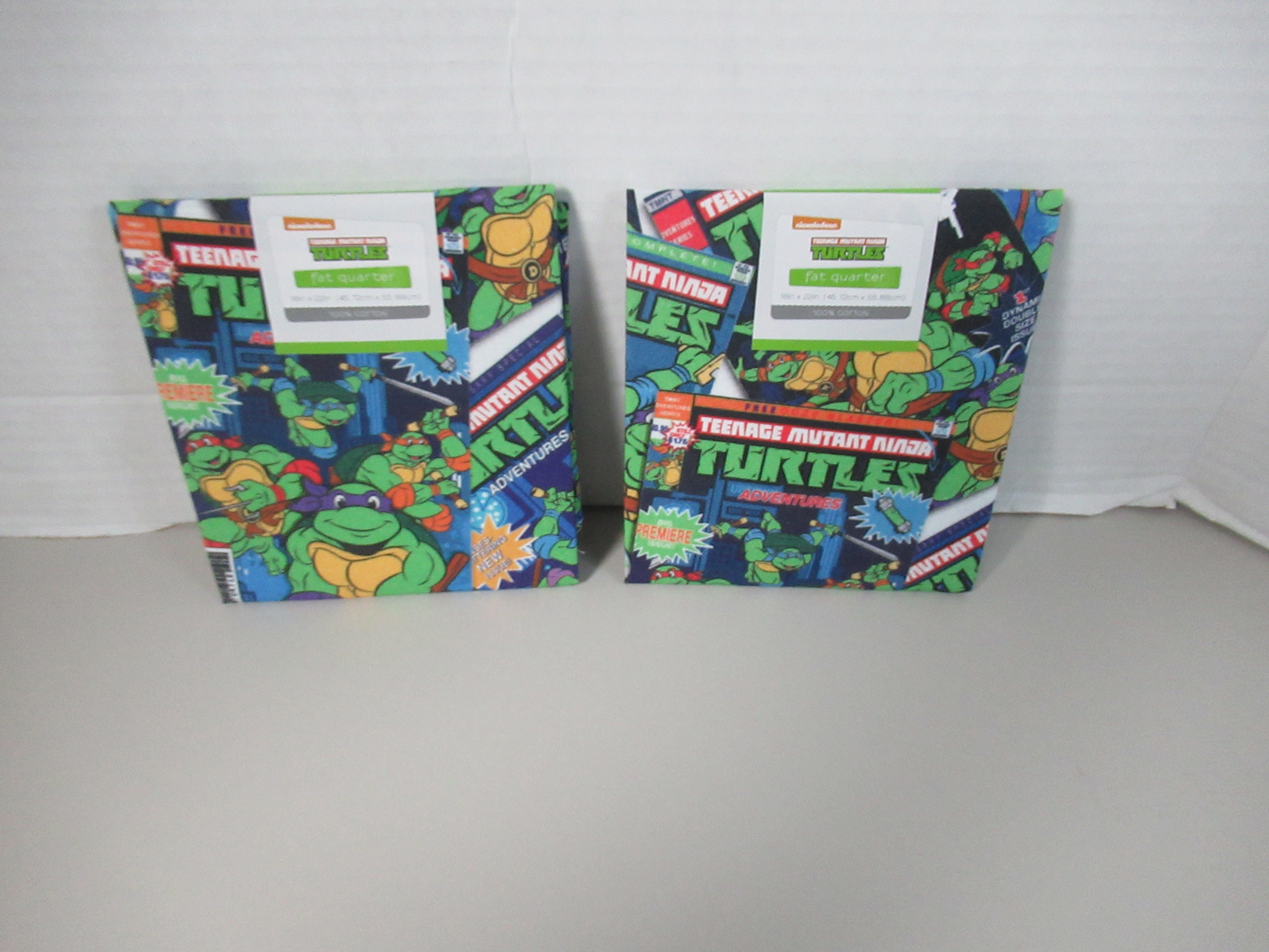 Teenage Mutant Ninja Turtles Comics You Get 2 Fat Quaters 18 by 22 Each ...