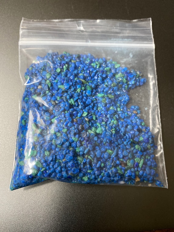 Crushed Azurite/malachite for Inlay and Woodworking - Etsy