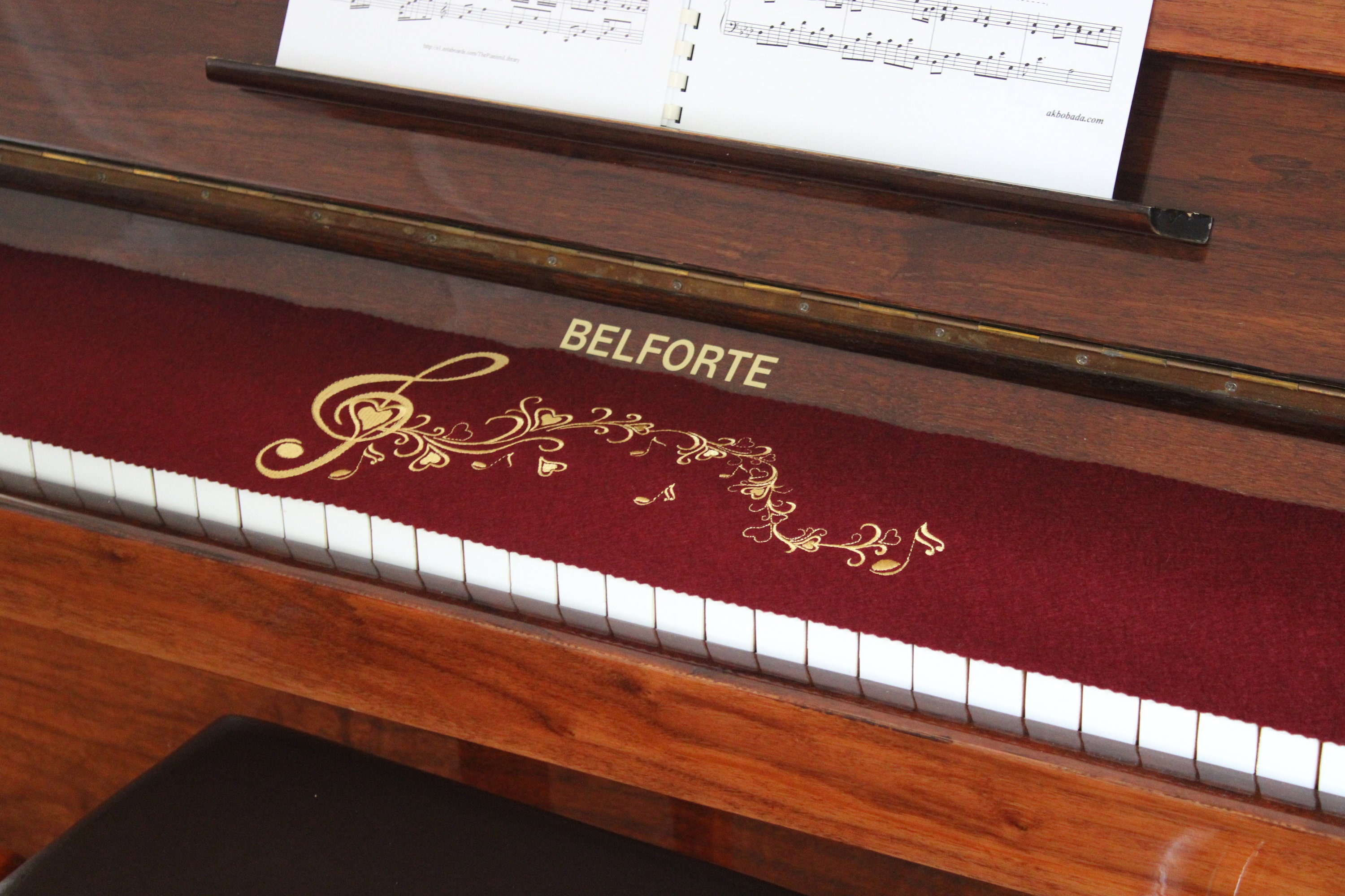 Piano Runner Key Runner Keyboard Cover for Piano Key Cover - Etsy