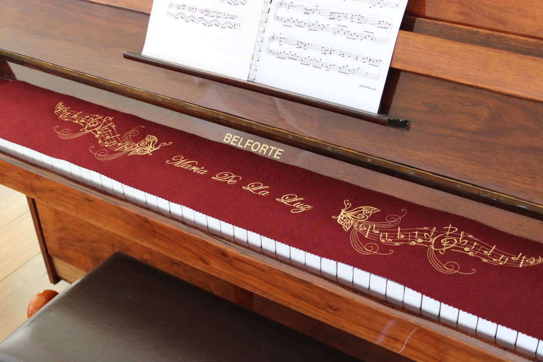 Key Runner Custom Piano Runner Keyboard Cover for Piano Keyboard ...