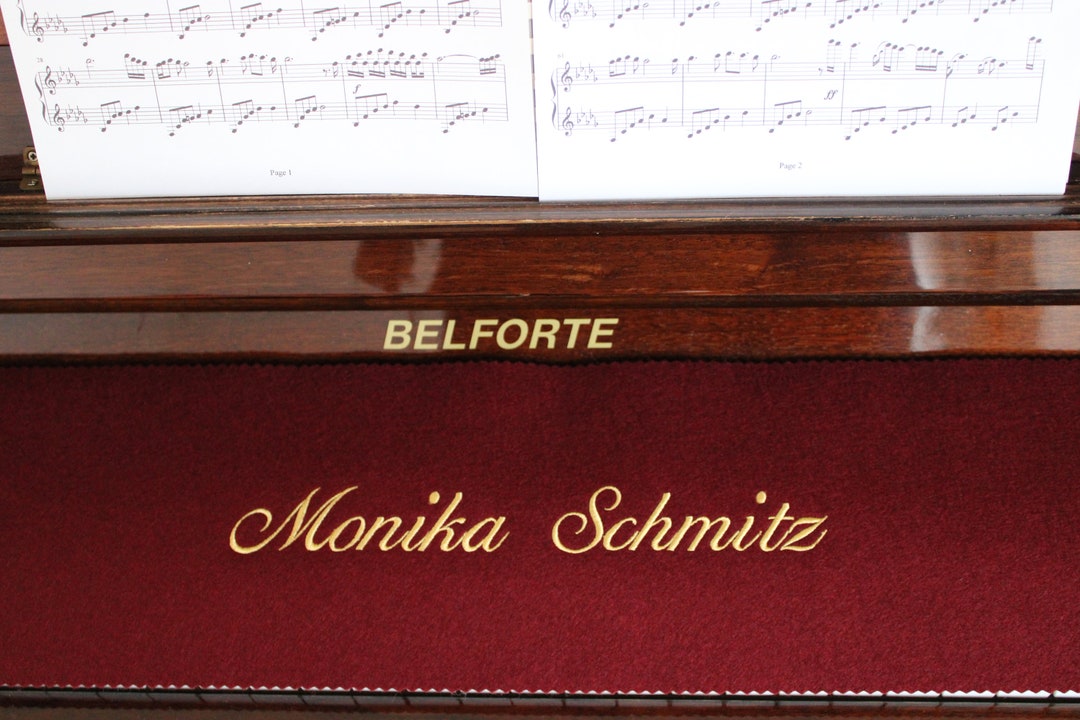 Key Runner Piano Runner Keyboard Cover for Piano Key Cover Embroidered ...