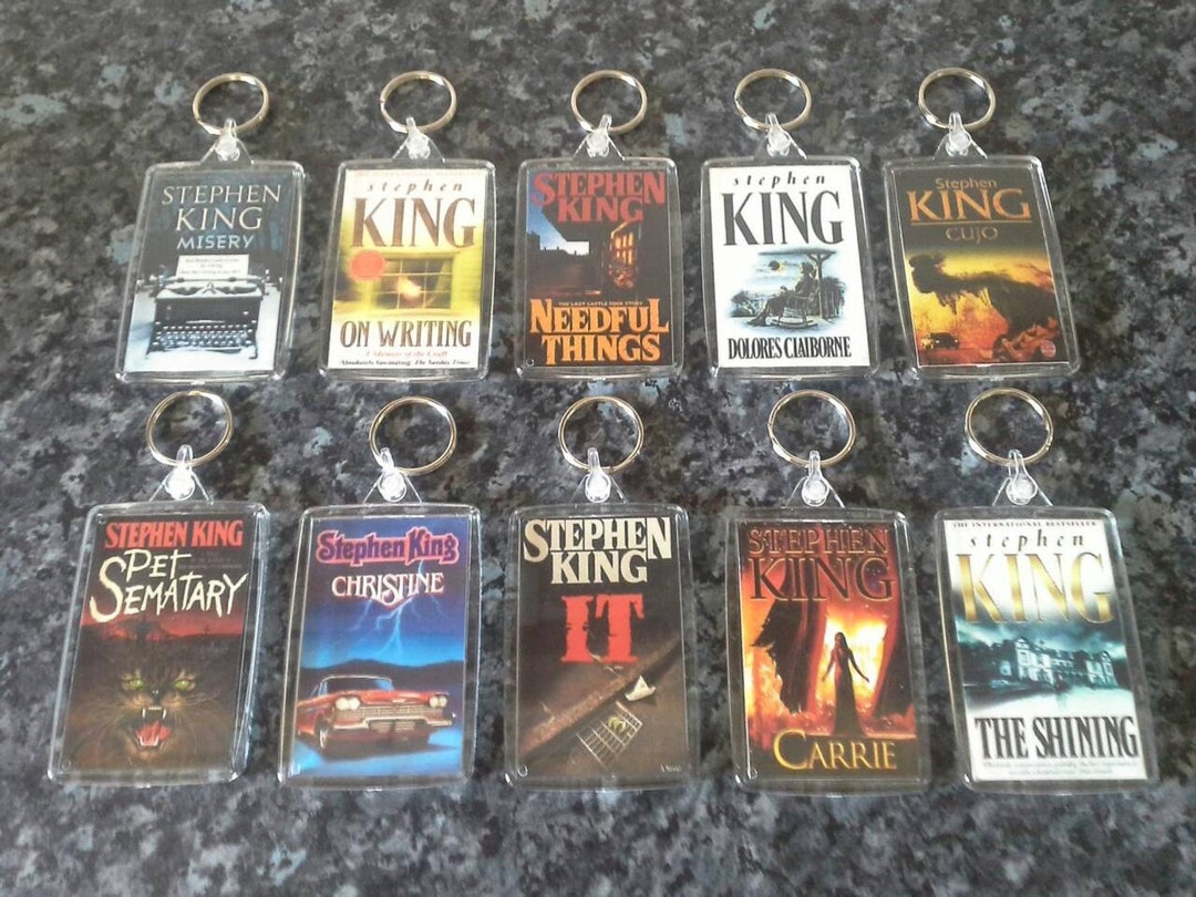 Stephen King Book Cover Jumbo Keyring. Choice of Designs. - Etsy Canada
