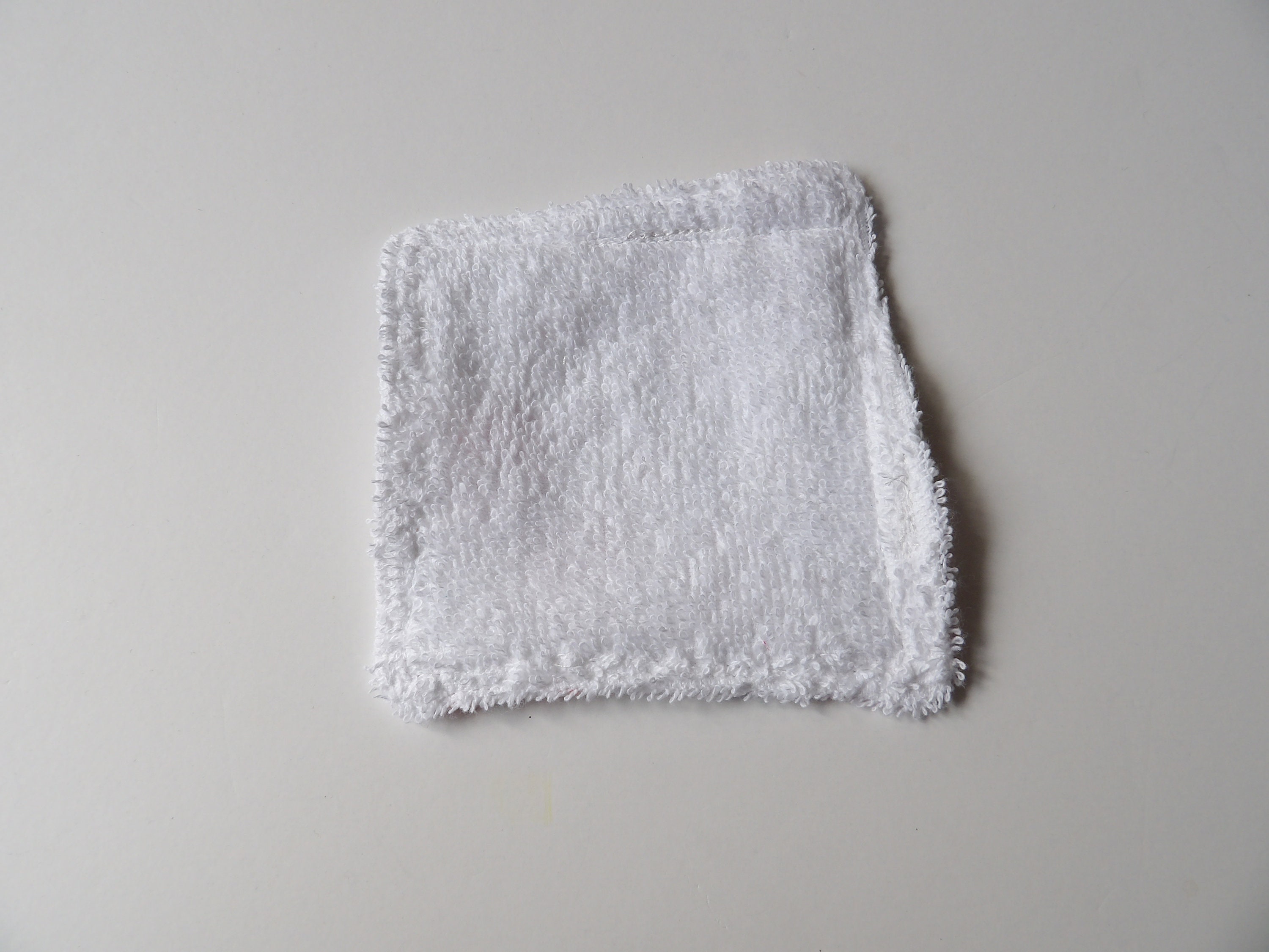 Makeup Remover Cloth White 4 in X 4 in Cotton Flannel Terry Cloth Fall ...