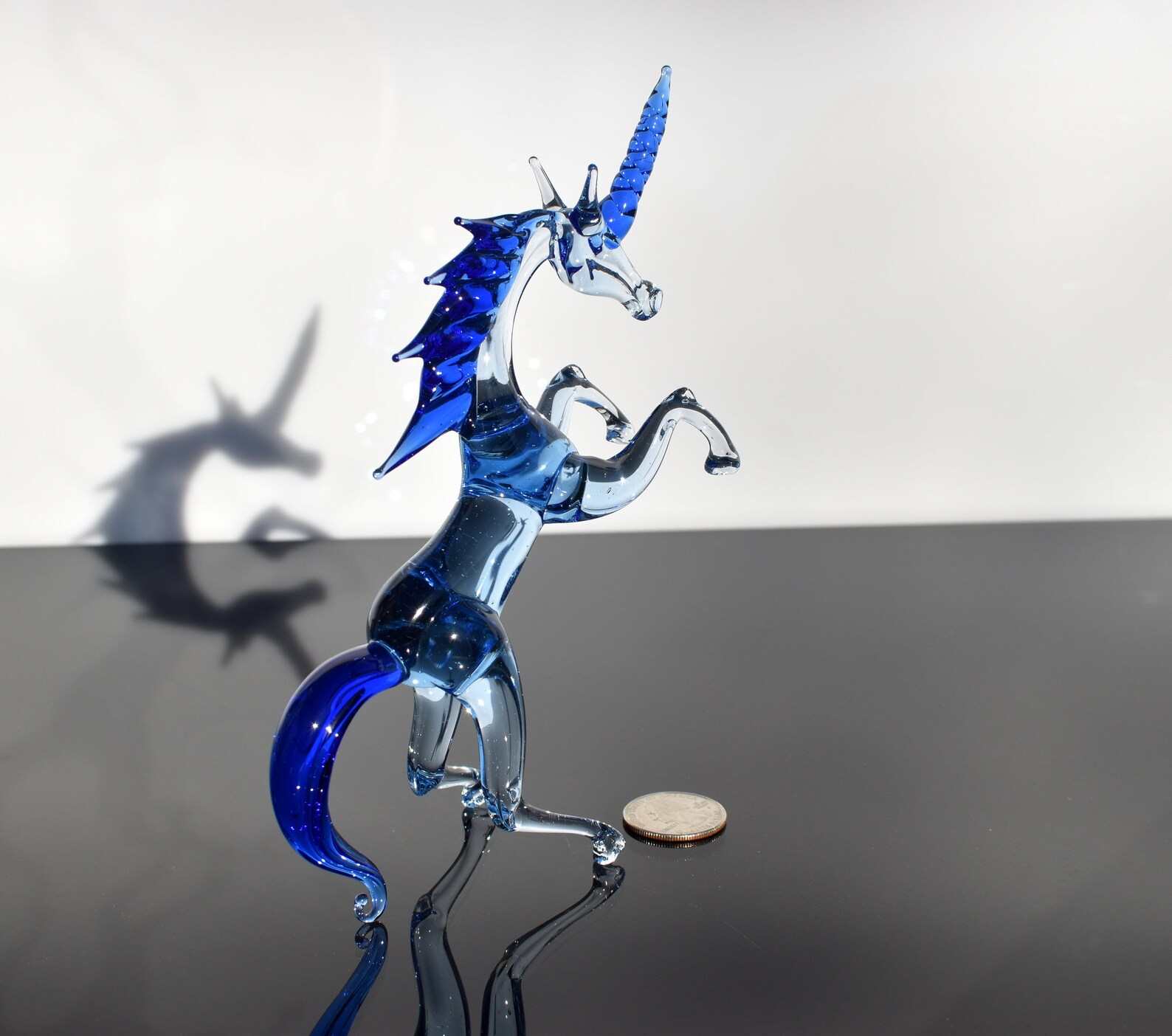 Graceful Glass Unicorn. Detailed Figurine With a Lot of | Etsy