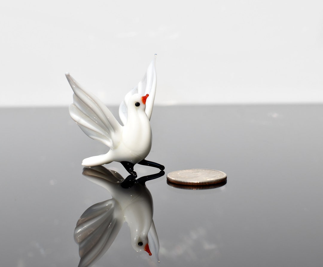 Beautiful White Dove Bird. Detailed Figurine With a Lot of Personality ...