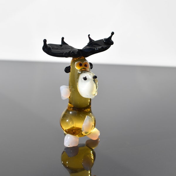 Moose Figurine - Etsy