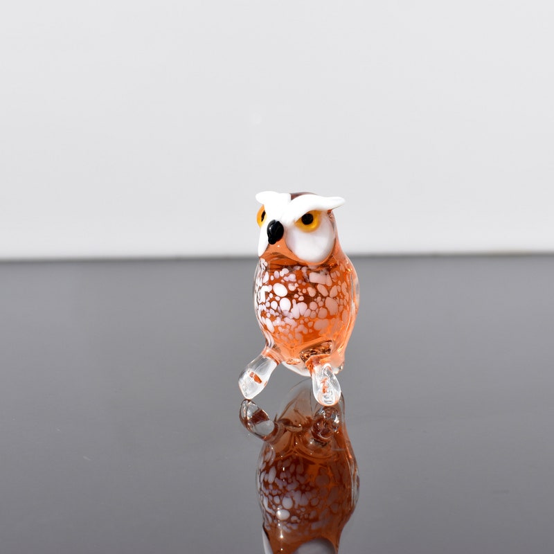 Glass Owl - Etsy