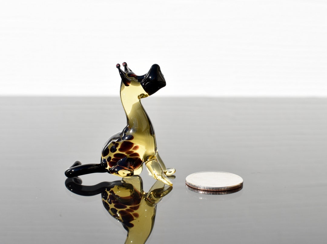 Glass German Shepherd Dog Figurine. A Lot of Character and Personality ...