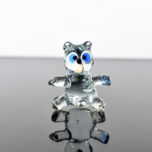 Glass Teddy Bear - Etsy