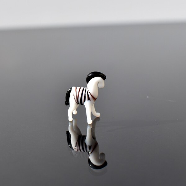 Miniature Glass Zebra - Etsy
