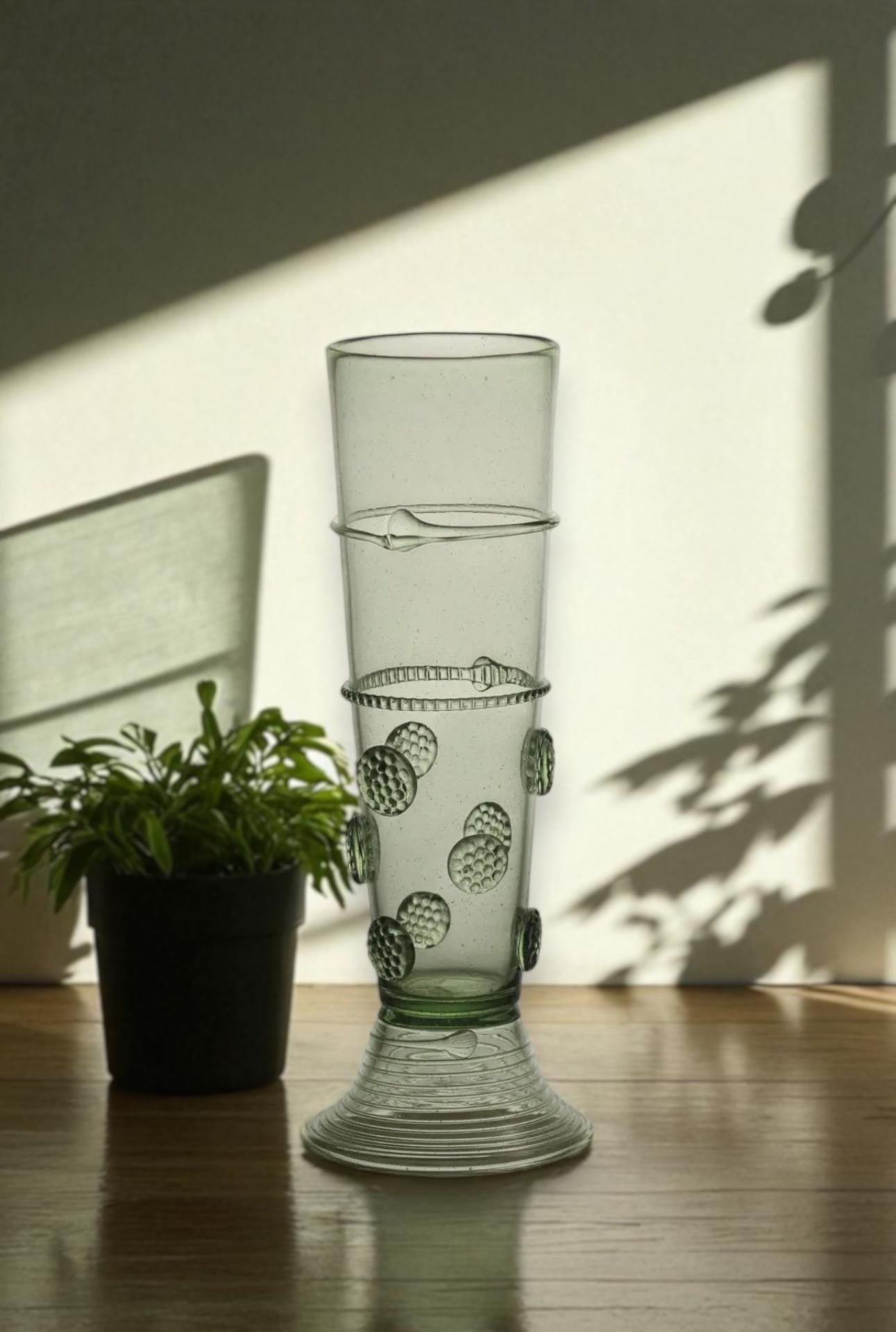 Renaissance-style Goblet, Hand-blown Forest Glass, Luxury Barware ...