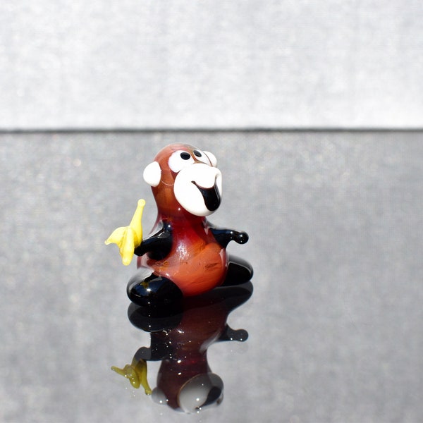 Glass Monkey - Etsy