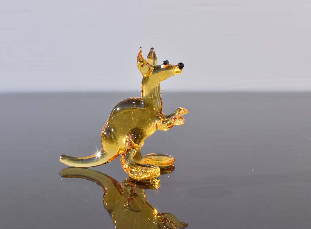 Cute Glass Kangaroo. Detailed Figurine With a Lot of Character and ...
