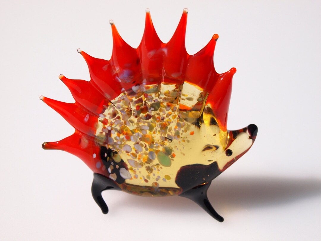 Cute Art Glass Hedgehog, Whimsical Character From Glass Menagerie ...