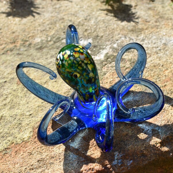 Blue Octopus - Etsy