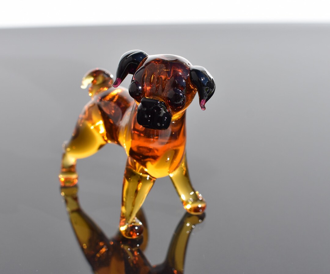 Cute Glass Pug Dog. Detailed Figurine With a Lot of Personality ...