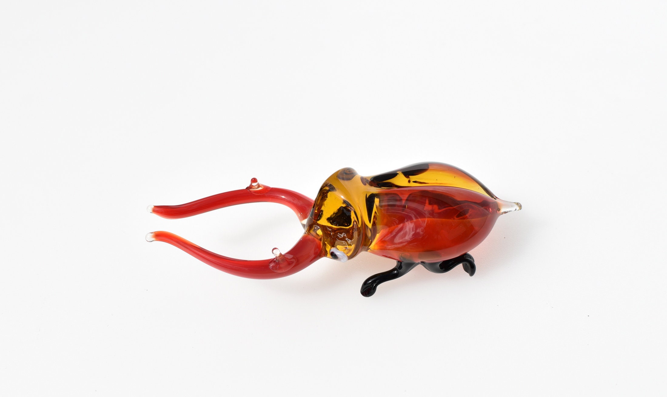 Beautiful Glass Stag Beetle. Detailed Figurine With a Lot of ...