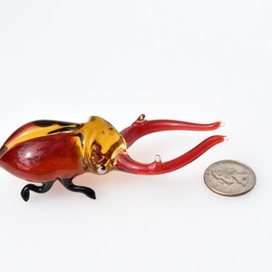 Beautiful Glass Stag Beetle. Detailed Figurine With a Lot of ...