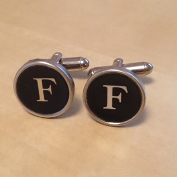 Letter Cufflinks - Etsy