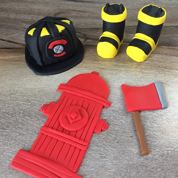Firefighter Cake - Etsy