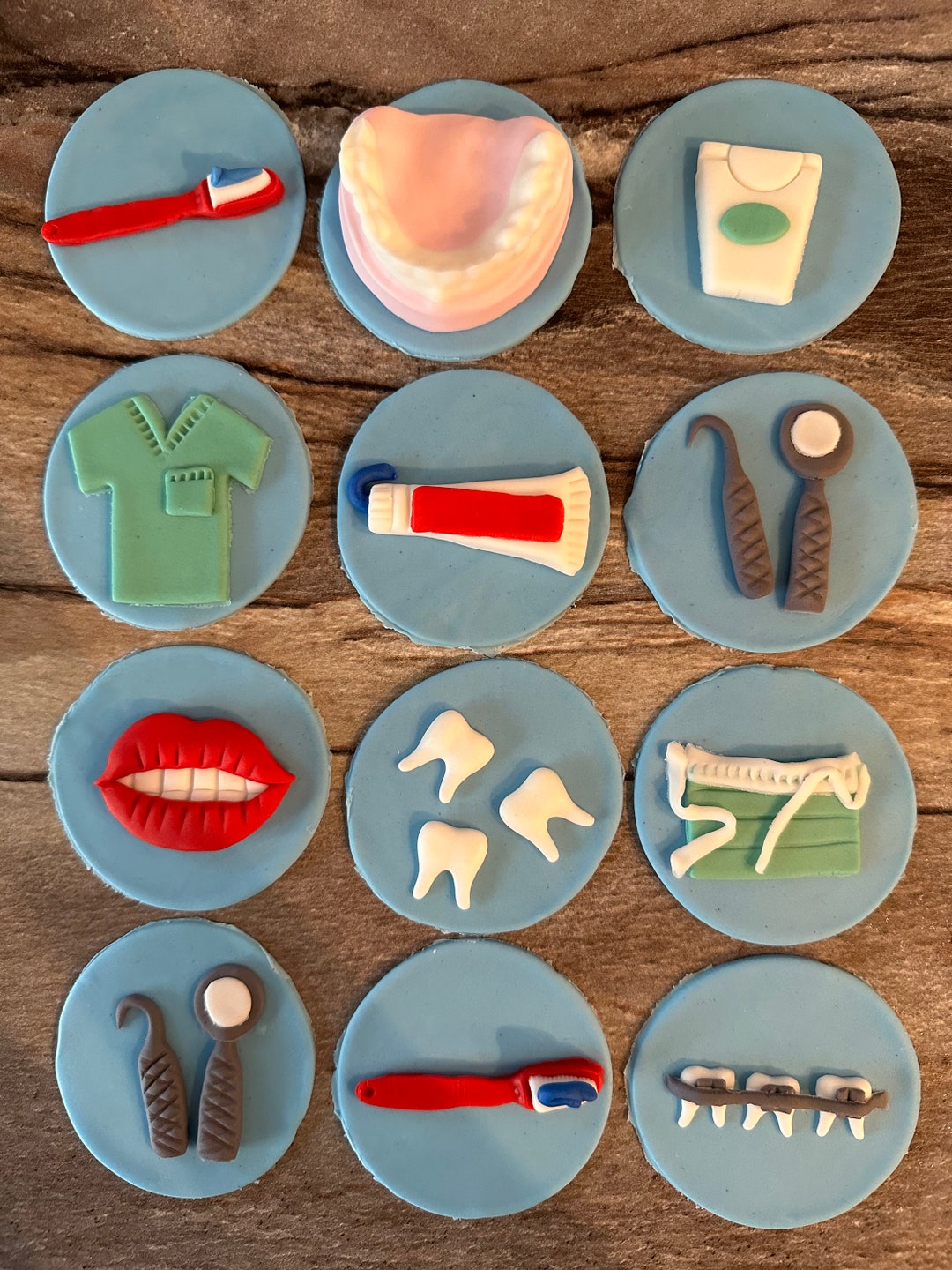 Dentist Cupcake Toppers - Etsy