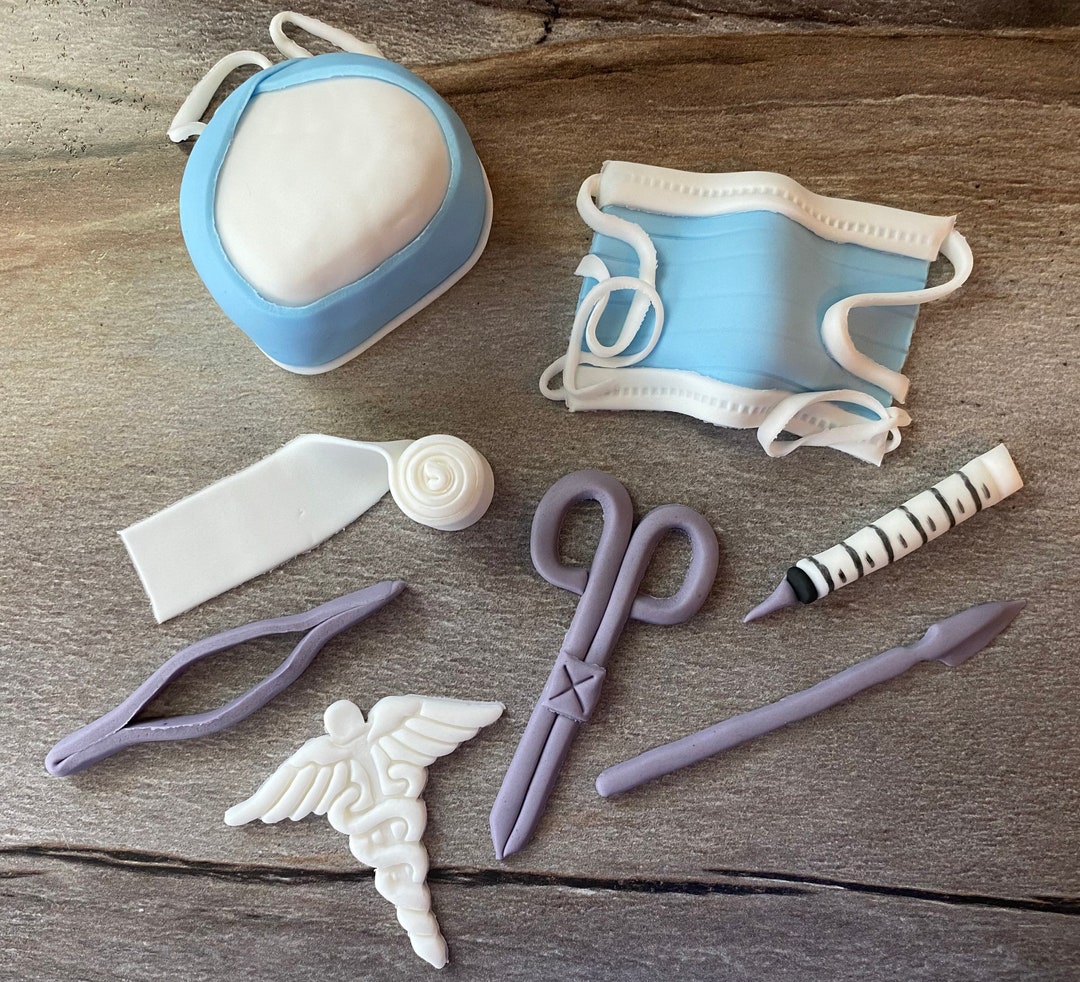 Surgical Cake Topper Set - Etsy